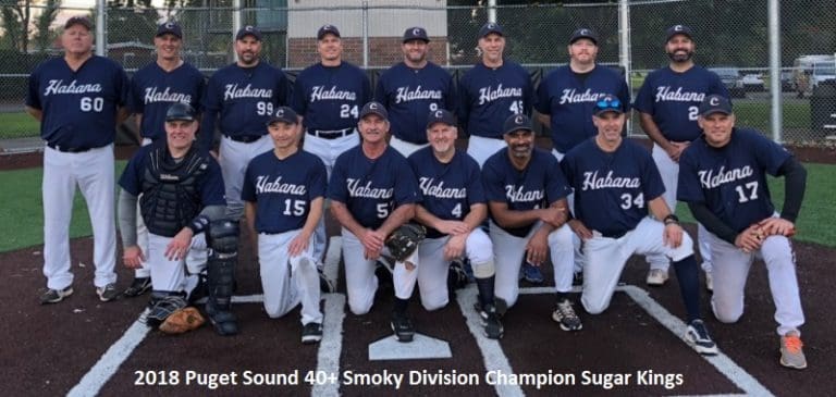 2018 Sugar Kings Win 40+ Smoky Division in Puget Sound Senior Baseball ...