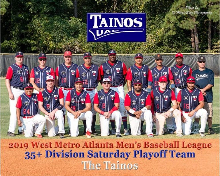 West Metro Atlanta Crowns 2019 Champions - Men's Senior Baseball league