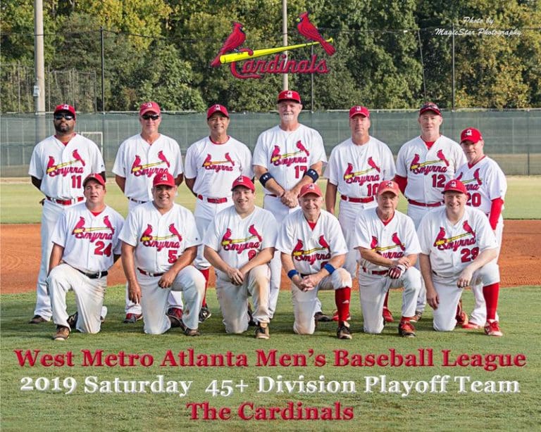 West Metro Atlanta Crowns 2019 Champions - Men's Senior Baseball league