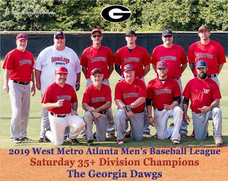 West Metro Atlanta Crowns 2019 Champions - Men's Senior Baseball league