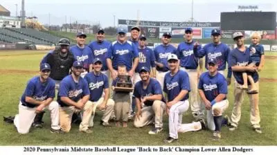 2020 Lower Allen Dodgers Go 'Back to Back' in Pennsylvania Midstate ...