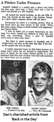 Dan saban last original member of the arizona- MSBL/MABL