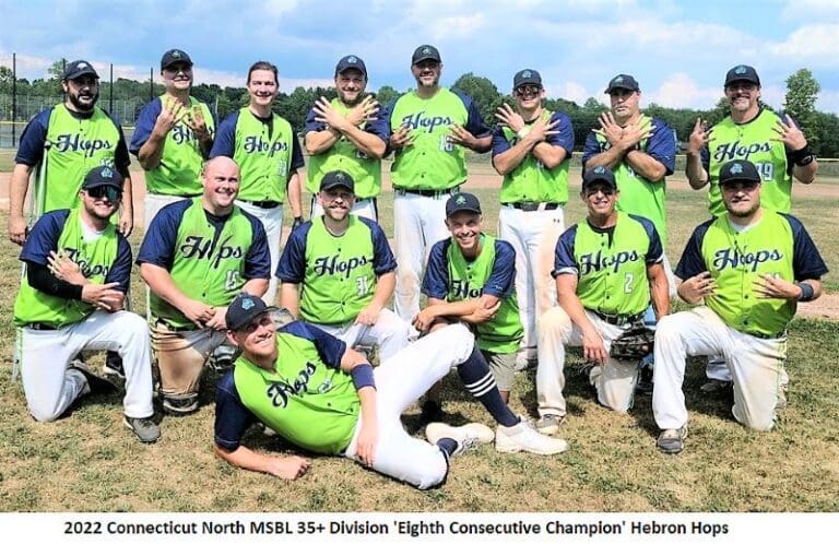 2022 Hebron Hops Notch Amazing Eighth Title in a Row in 35+ Division of ...