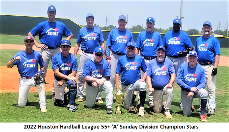2022 Stars Dominate Houston Hardball League 55+ 'A' Sunday Division ...