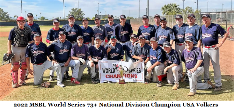 2022 73 plus National USA Volkers 10- MSBL/MABL