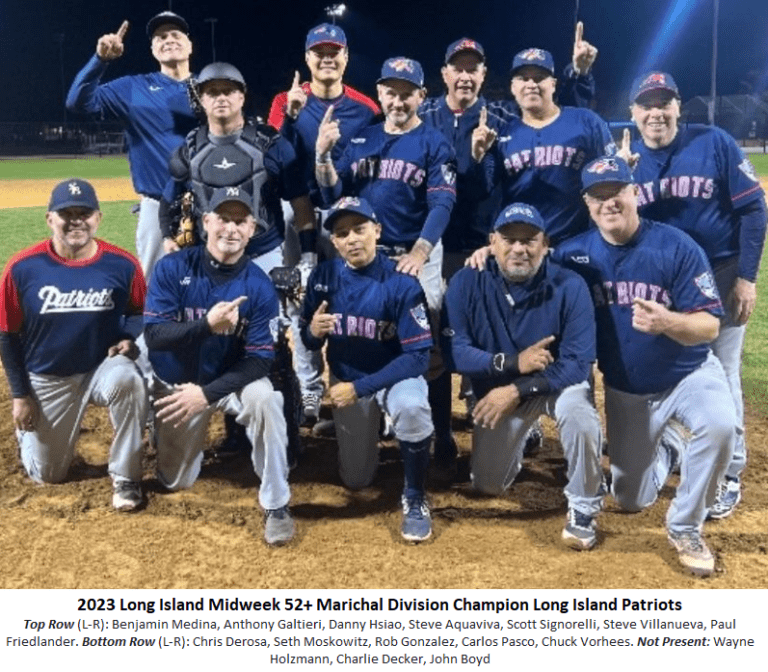 2023 Long Island Patriots Go Undefeated to Capture 52+ Marichal ...