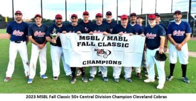 MSBL Fall Classic - Men's Senior Baseball league