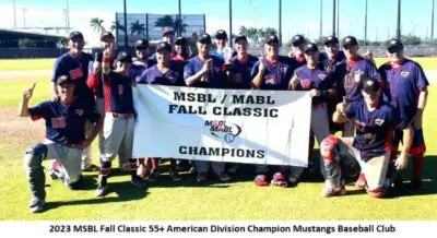 MSBL Fall Classic - Men's Senior Baseball league
