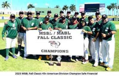 MSBL Fall Classic - Men's Senior Baseball league