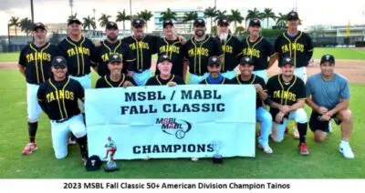 MSBL Fall Classic - Men's Senior Baseball league