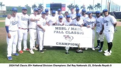 MSBL Fall Classic - Fall Classic Tournament Register