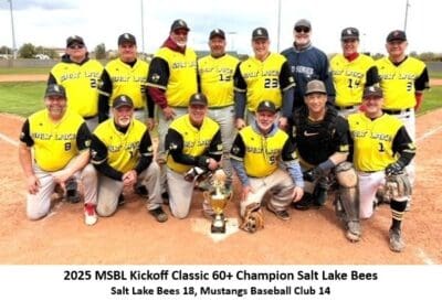 2025 60+ - Men's Senior Baseball league