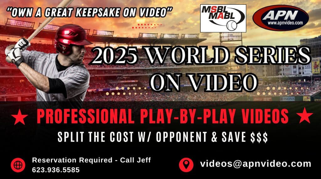 World Series - Register for 2025 MSBL World Series