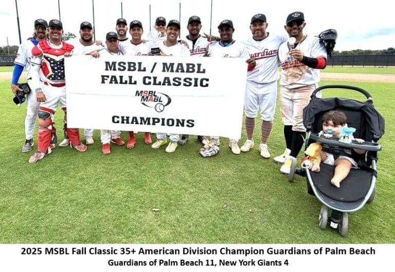 MSBL Fall Classic | Men's Senior Baseball league