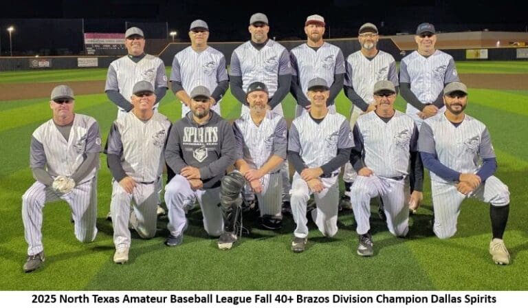 2025 Dallas Spirits Claim Fall 40+ Brazos Division Crown in North Texas ...